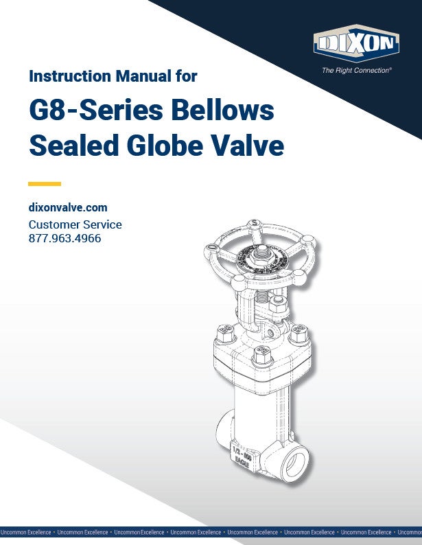 G8-Series Bellows Sealed Globe Valve | Dixon